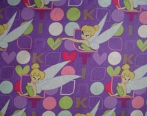 Unique tinkerbell fabric related items | Etsy