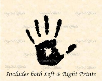 Kids handprints | Etsy