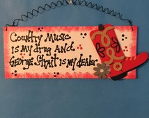 Unique george strait sign related items | Etsy