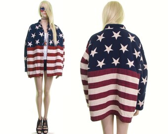 American flag jacket | Etsy