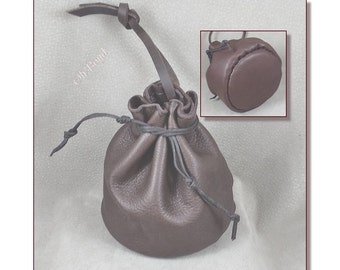 Round drawstring bag | Etsy