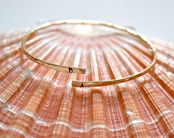 Initial personalized cuff bracelet wrap style