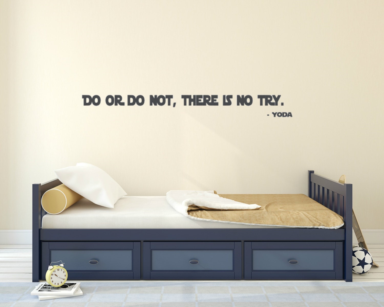 do or do not. there is no try vinyl decal only