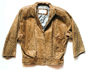 Snake skin jacket | Etsy