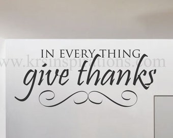 In everything give | Etsy