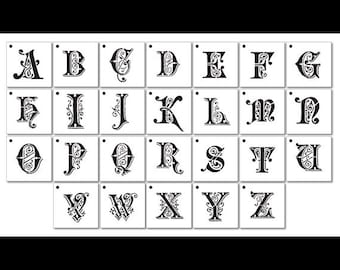 Ornate letters | Etsy