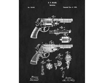 Revolver blueprint | Etsy