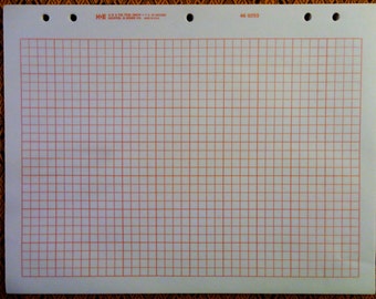 Vintage Graph Paper for the artist and the nerd by TheGiddyGrid