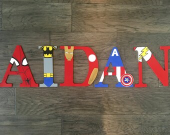 Avengers letters | Etsy