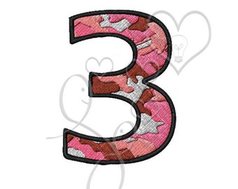 Camouflage numbers | Etsy