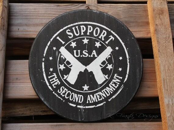 Items similar to 2nd Amendment "I support the Second Amendment" USA ...