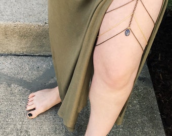 Leg chain | Etsy