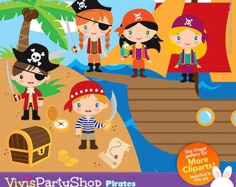 Pirate clip art | Etsy