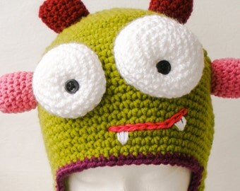 Baby monster hat | Etsy