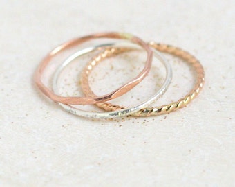 Stackable Rings | Etsy