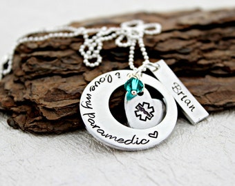 Paramedic Necklace EMT Necklace EMT Jewelry EMT