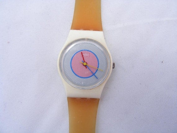 1984 Vintage Swatch Watch Granita di Frutta Vintage 1980s