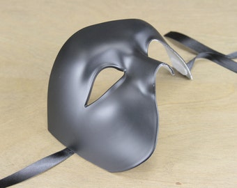 Matte black mask | Etsy