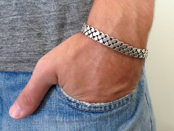 Men's Bracelet Men's Silver Bracelets Men's