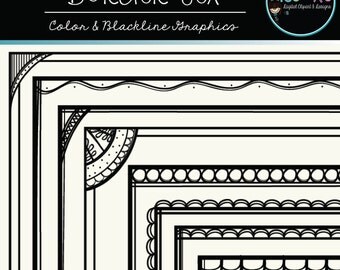 COLORFUL HEADER Clip Art: Headers Clipart Design Elements