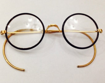 14k gold eyeglasses | Etsy