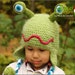 CROCHET PATTERN Crochet Alien Monster Hat for Baby Infant