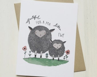 Animal pun card | Etsy