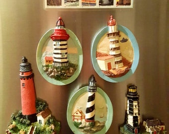 Lighthouse magnet | Etsy