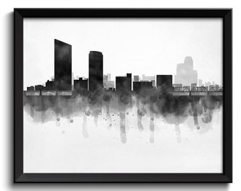 Grand rapids skyline | Etsy