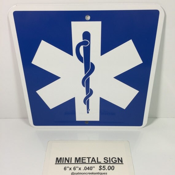 Medic Medical EMT Mini Metal Home Street by SalmonCreekAntiques