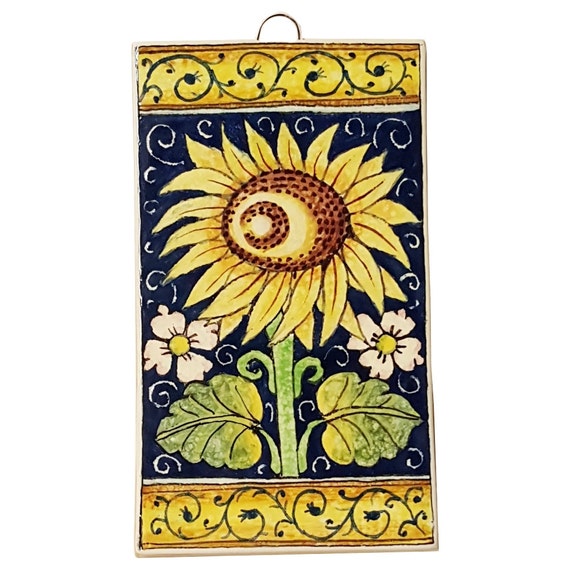 Italian Ceramic Art Tile Pantiles Pottery by CeramicheArteParrini