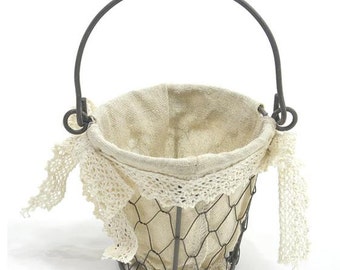 Unique small metal basket related items | Etsy