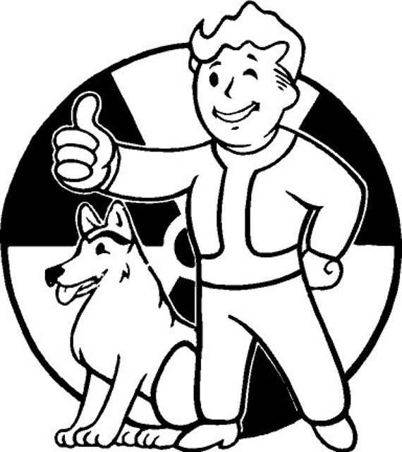 Fallout Vinyl Decal sticker car window laptop by StickSome on Etsy