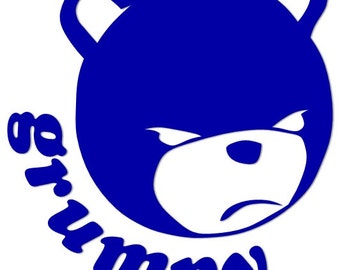 Grumpy vinyl decal | Etsy