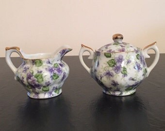 Lefton violets | Etsy