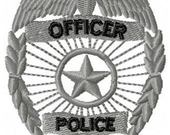 Police embroidery | Etsy