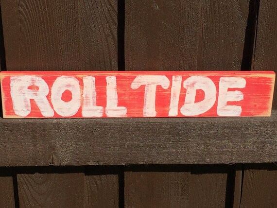 Wood sign that is red with white letters by BEACHandSIGNSandMORE