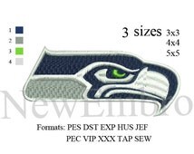 Popular items for seahawks embroidery on Etsy