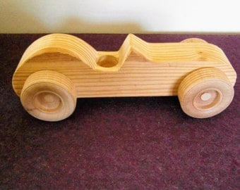 Wood race car | Etsy