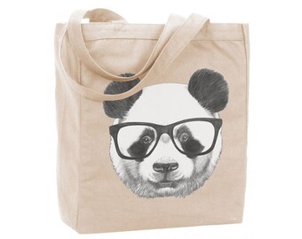 Panda tote bag | Etsy