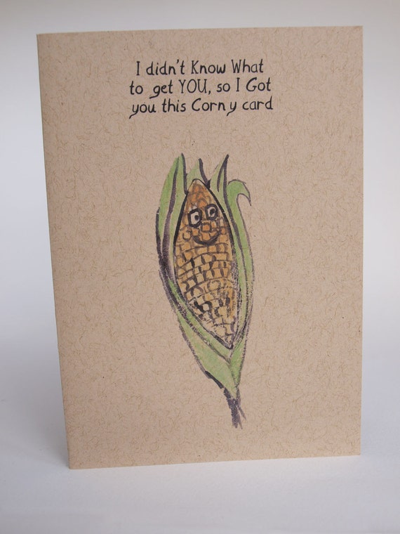 Greeting Card Corny