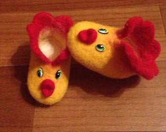 Chicken slippers | Etsy