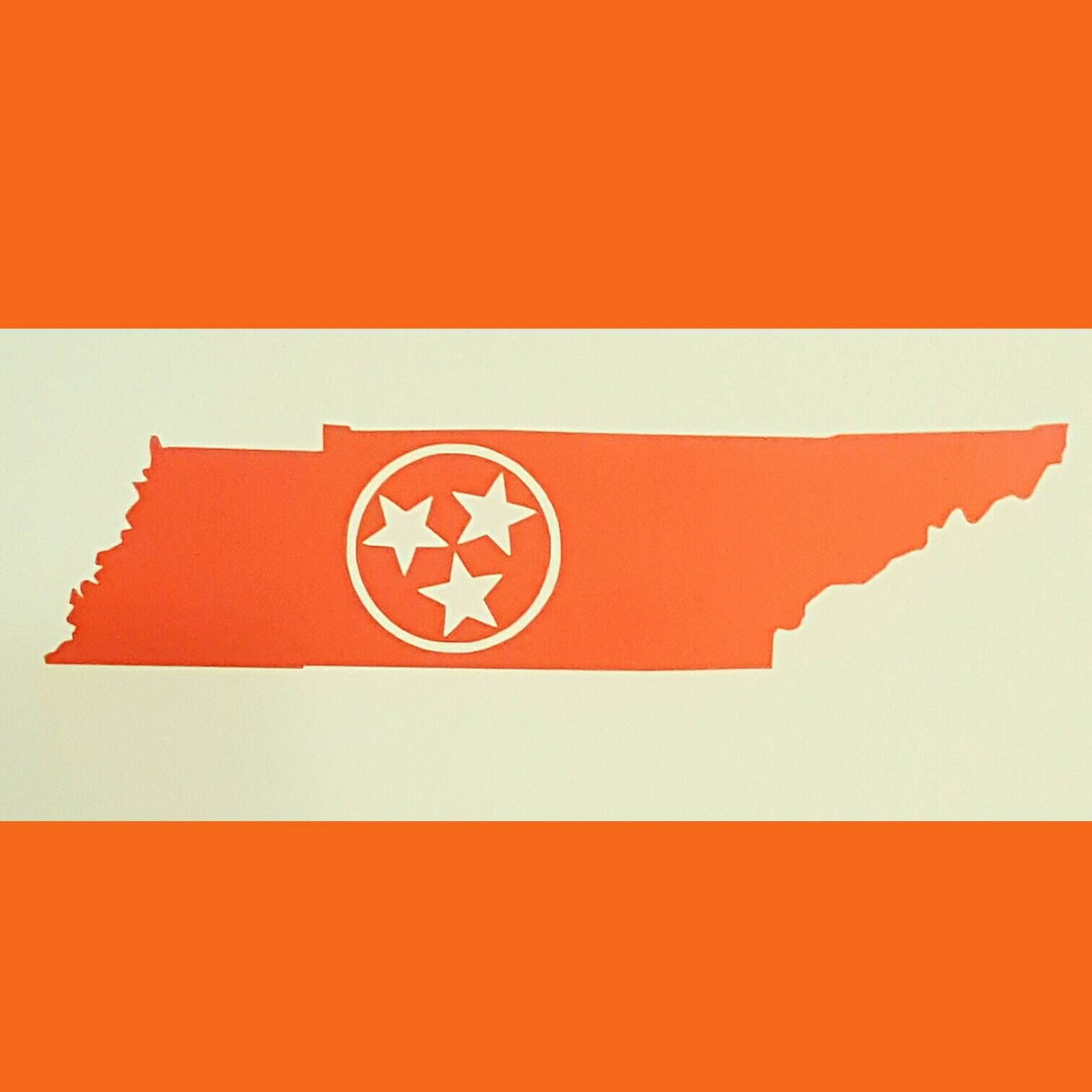 Tennessee Outline with Flag decal by KarnageRoad on Etsy