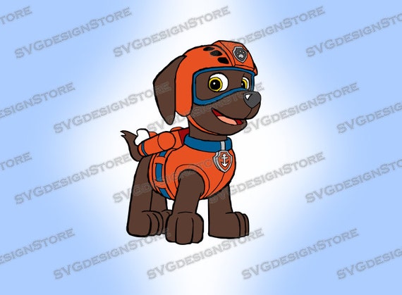 Zuma Paw Patrol svg eps dxf png design files by SVGdesignStore