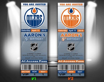 Hockey invite | Etsy