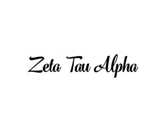 Zeta tau alpha | Etsy