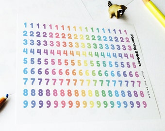 Kawaii numbers | Etsy