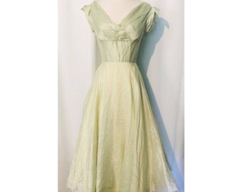 Chartreuse dress | Etsy