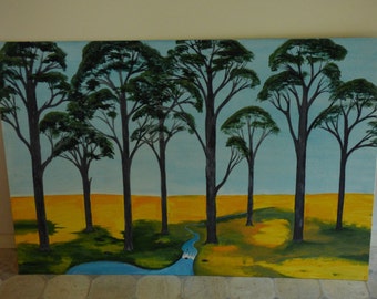 Items similar to Art Print 'A Walk in the Australian Bush' on Etsy