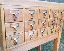 Unique card catalog related items | Etsy